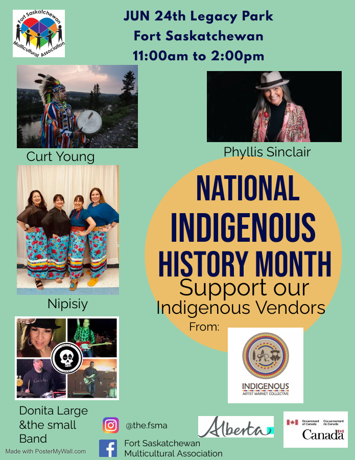 National Indigenous History Month at Legacy Park in Fort Saskatchewan ...